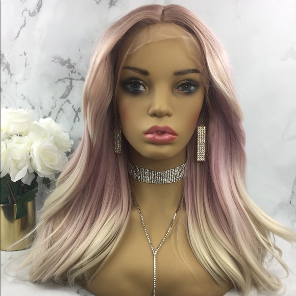 Other | Pink Diamond Synthetic Lace Front Wig Pink | Poshmark